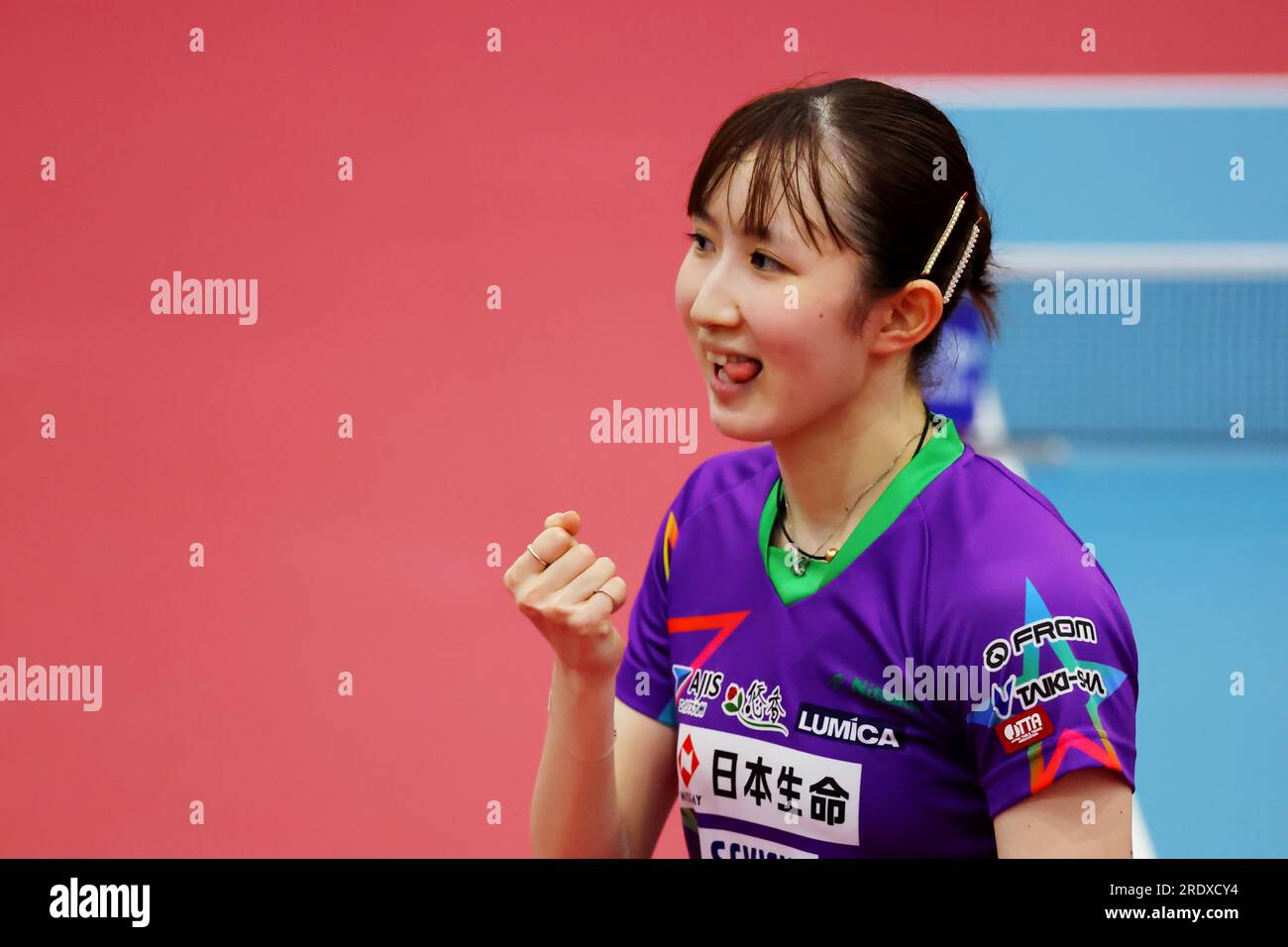 Tokyo, Japan. 23rd July, 2023. Hina Hayata Table Tennis : 2023 ZEN-NOH ...