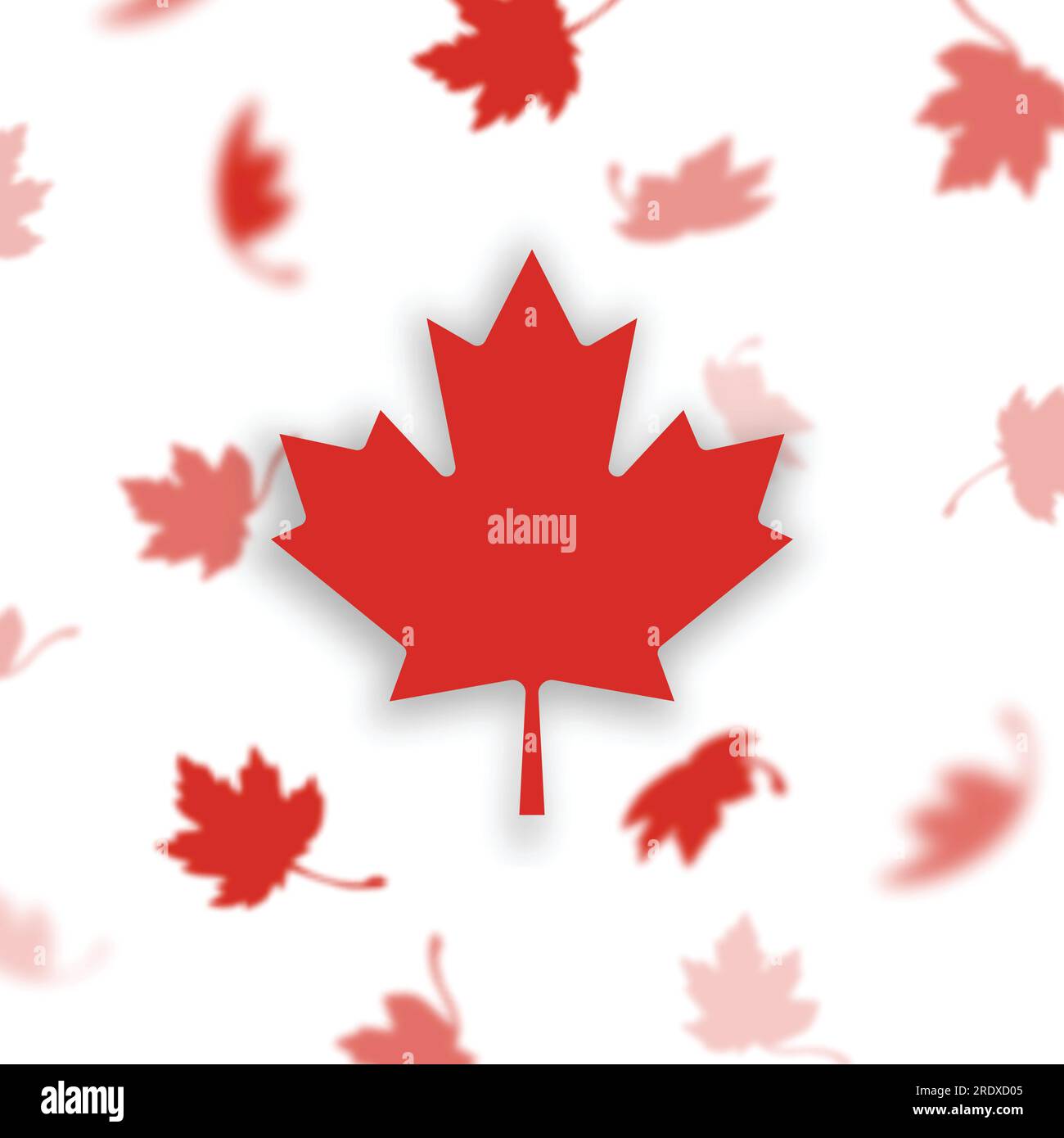 Canadian flag text font Stock Vector Images - Alamy