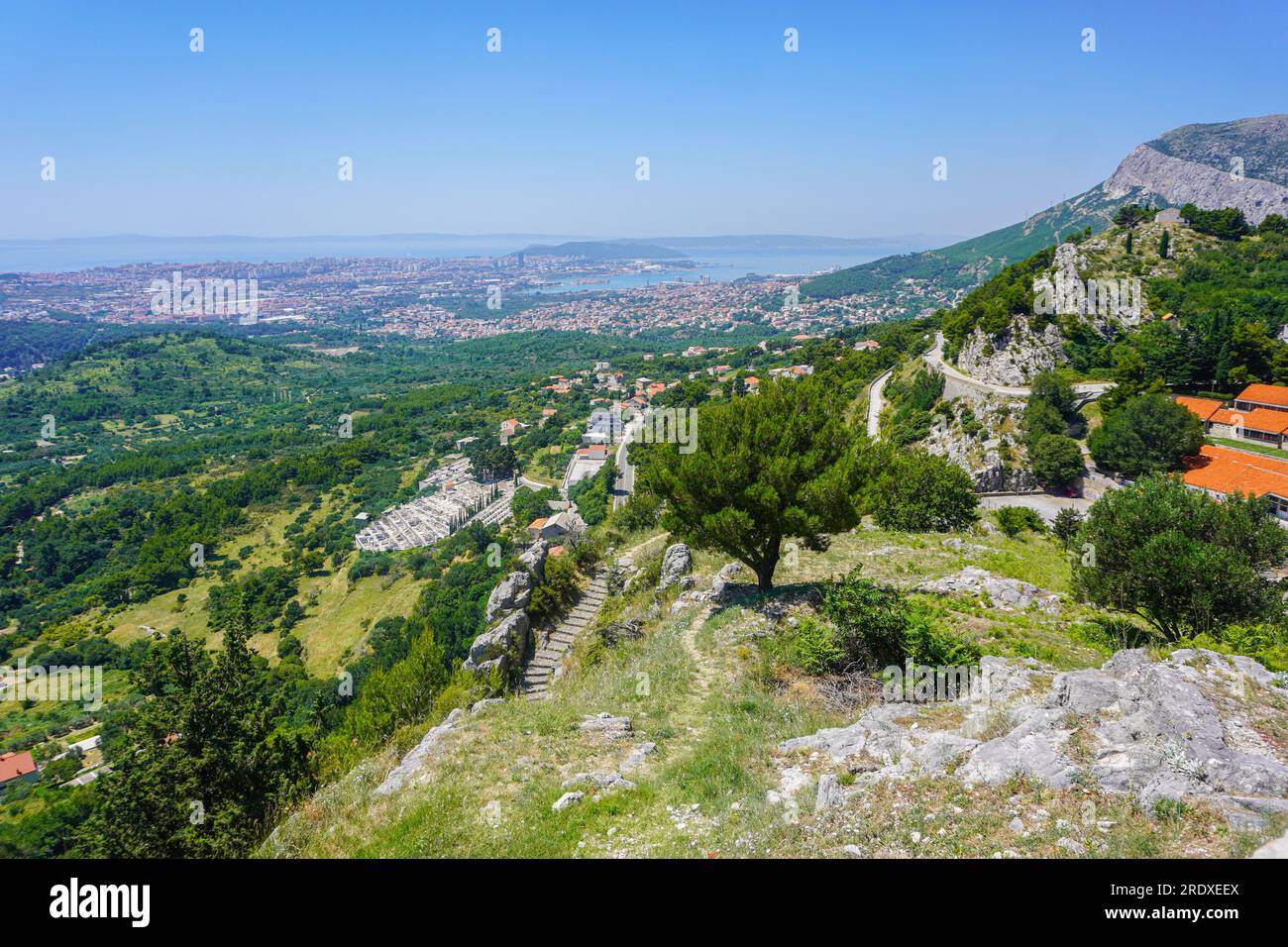 Landscape and Scenic Views in Split, Croatia Stock Photo - Alamy