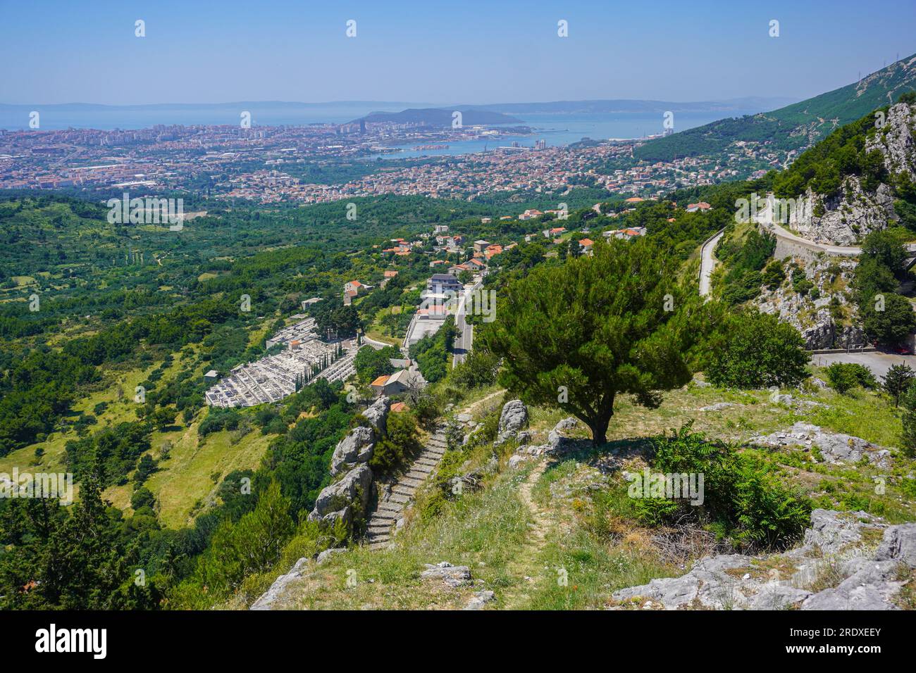 Landscape and Scenic Views in Split, Croatia Stock Photo - Alamy