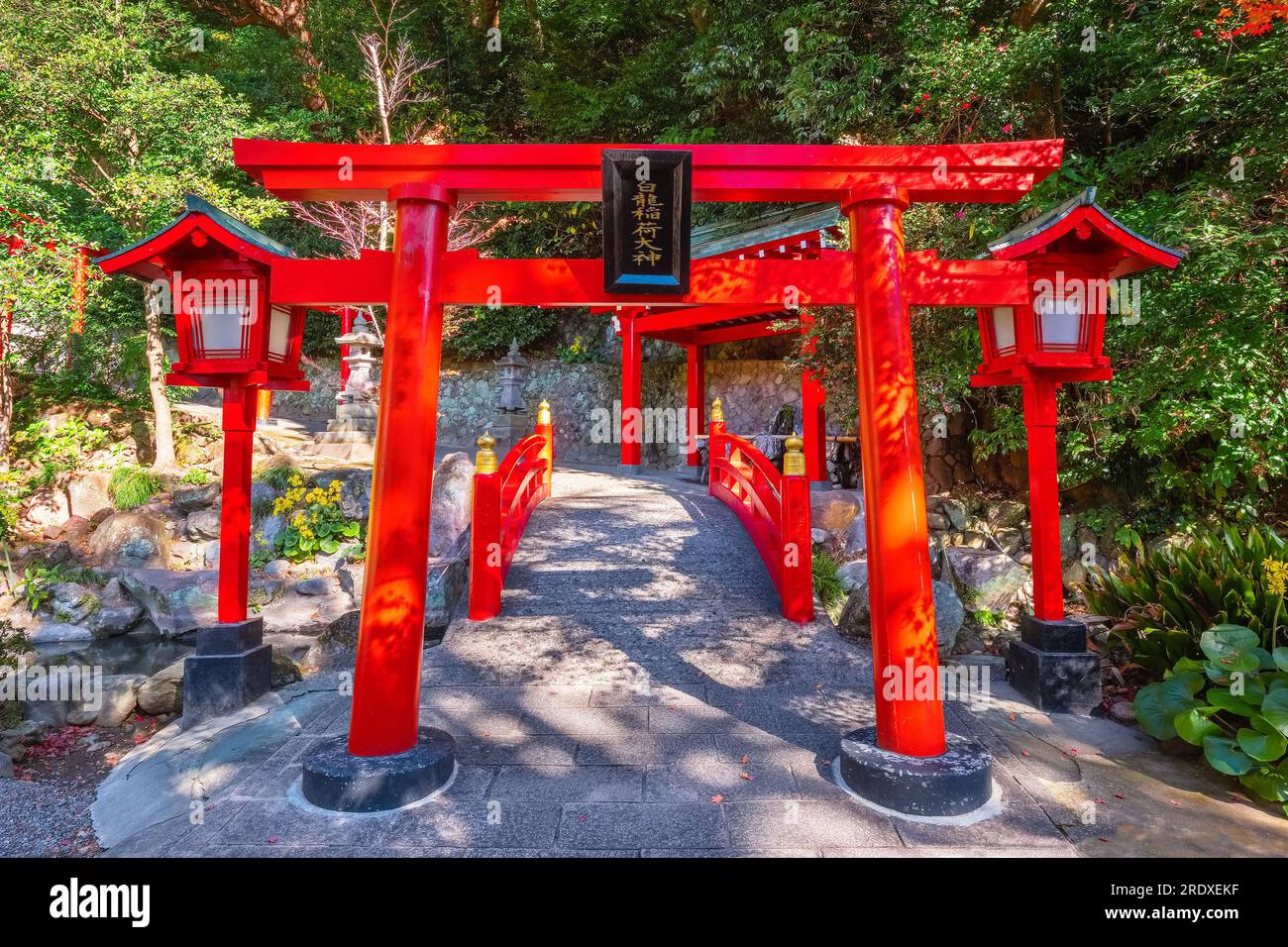 Beppu, Japan - Nov 25 2022: Hakuryu Inari Okami (White Dragon Inari ...