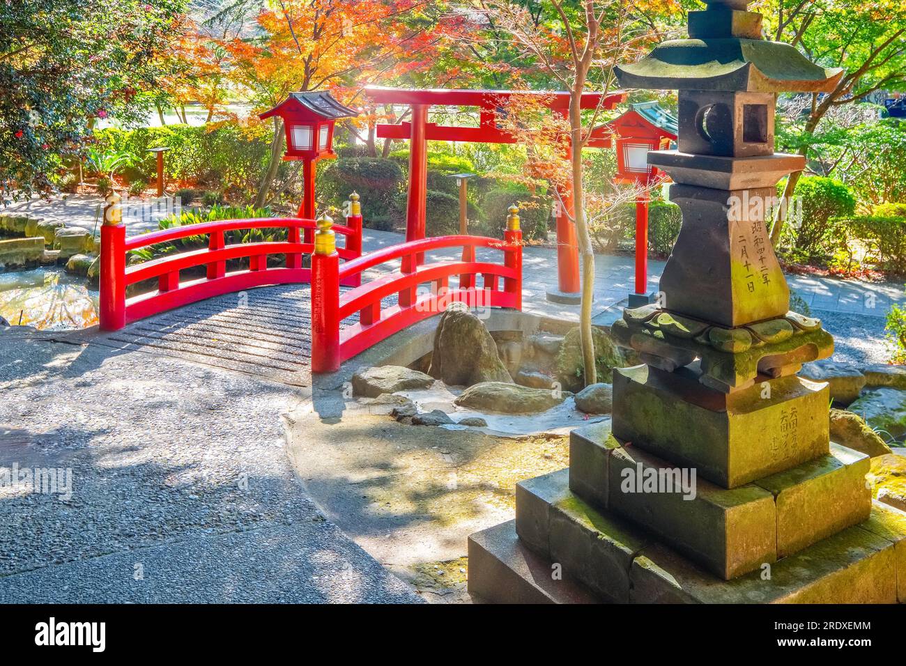 Beppu, Japan - Nov 25 2022: Hakuryu Inari Okami (White Dragon Inari ...