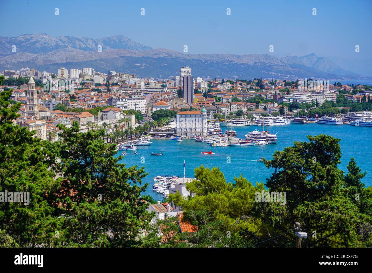 Landscape and Scenic Views in Split, Croatia Stock Photo - Alamy