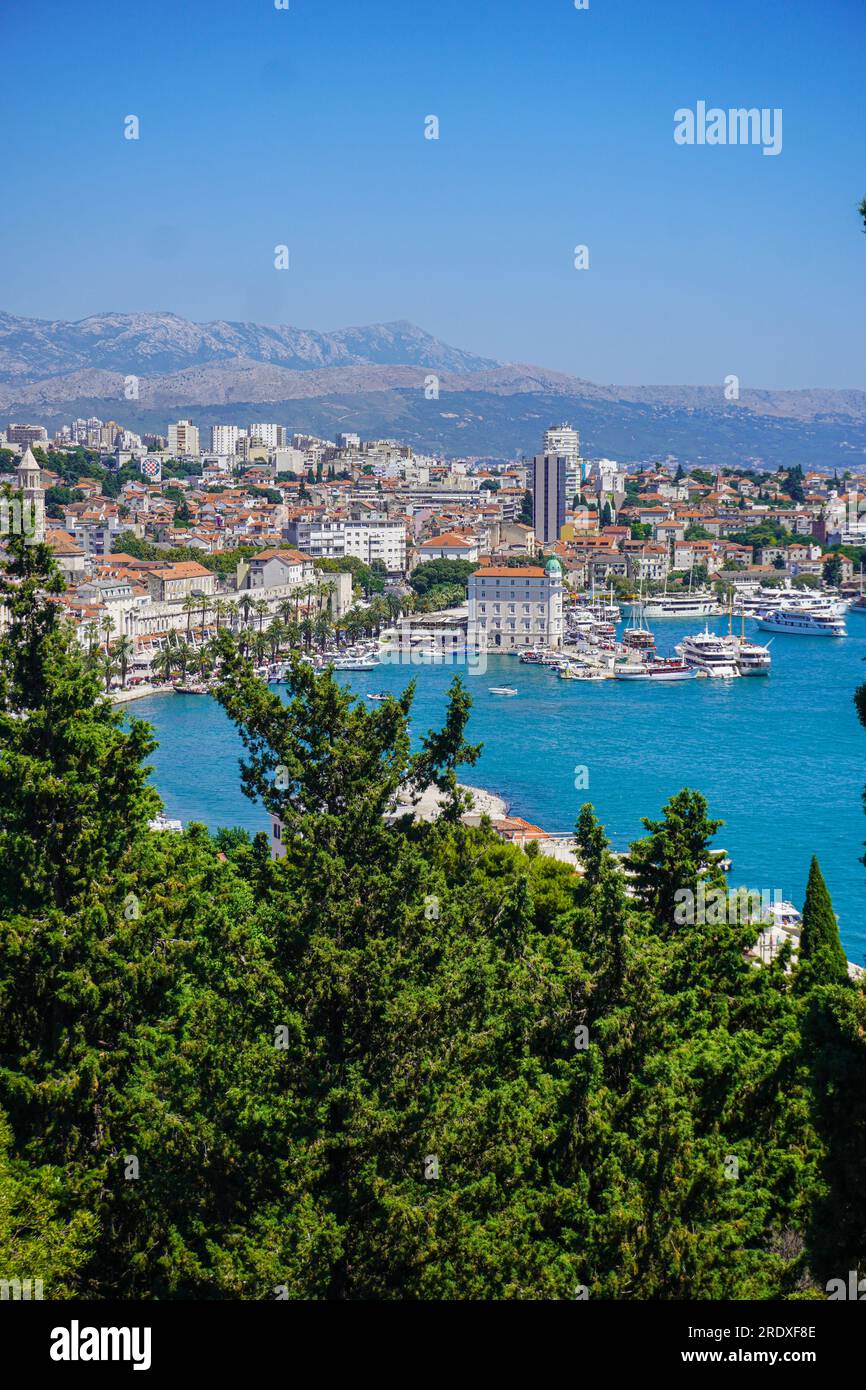 Landscape and Scenic Views in Split, Croatia Stock Photo - Alamy