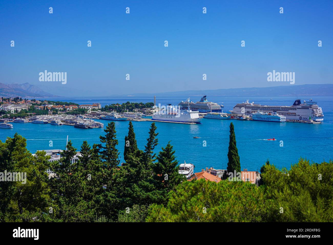 Landscape and Scenic Views in Split, Croatia Stock Photo - Alamy