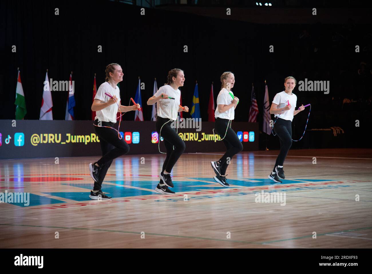 Single rope team freestyle hi-res stock photography and images - Alamy