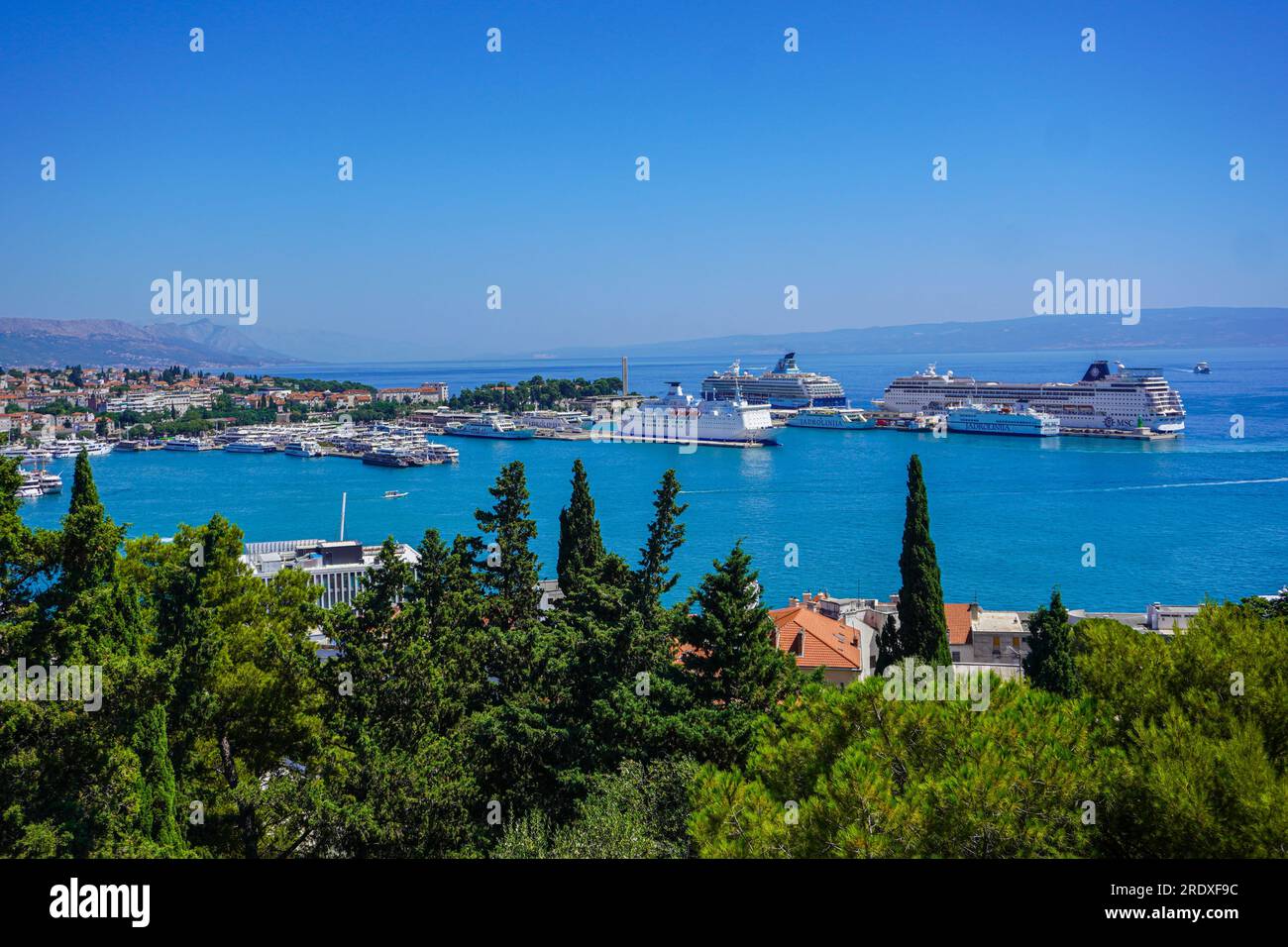 Landscape and Scenic Views in Split, Croatia Stock Photo - Alamy
