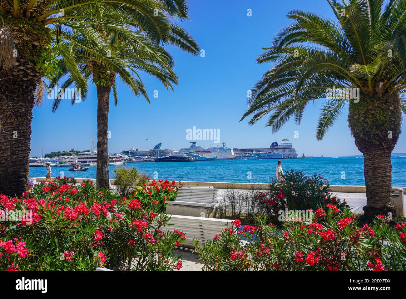 Landscape and Scenic Views in Split, Croatia Stock Photo - Alamy