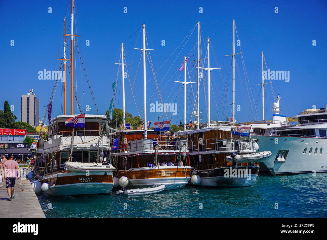 Landscape and Scenic Views in Split, Croatia Stock Photo - Alamy