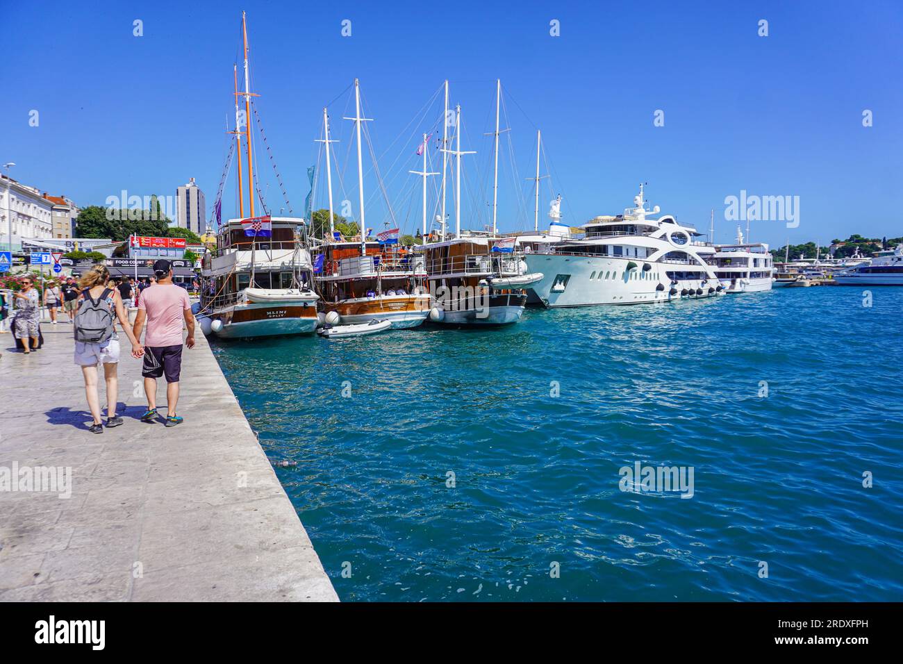 Landscape and Scenic Views in Split, Croatia Stock Photo - Alamy
