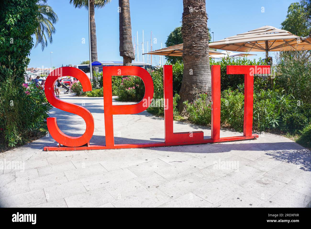 Landscape and Scenic Views in Split, Croatia Stock Photo - Alamy