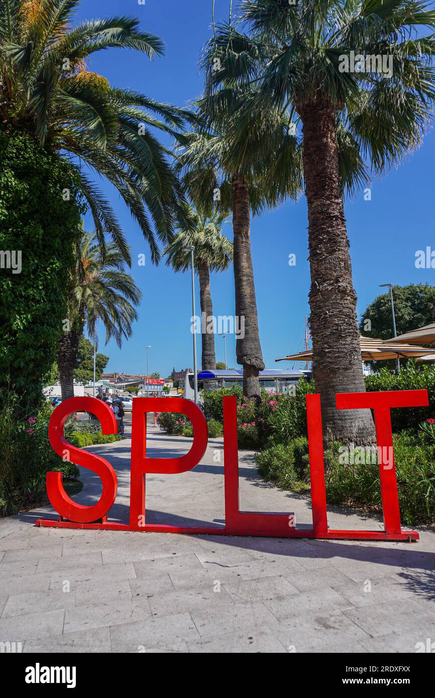 Landscape and Scenic Views in Split, Croatia Stock Photo - Alamy