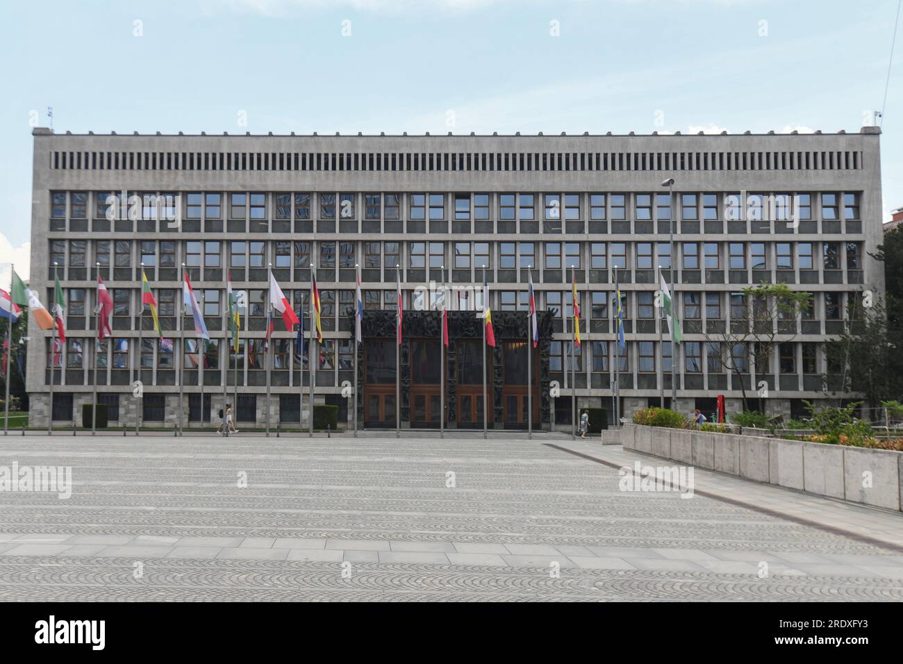 Ljubljana: Republic Square (Trg Republike), and National Assembly ...