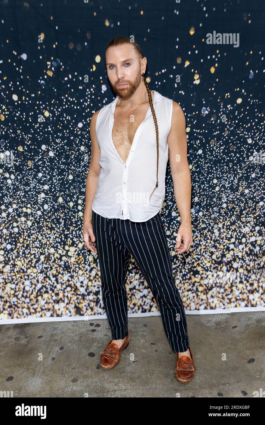 Los Angeles, USA. 23rd July, 2023. Model Jonathan Fairchild attends A ...