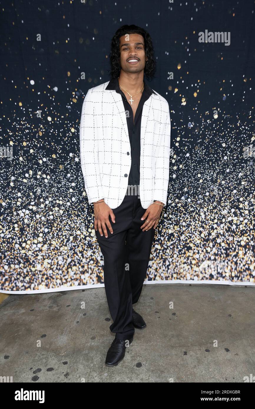 Los Angeles, USA. 23rd July, 2023. Model Trent Baldeo attends A STEP ...