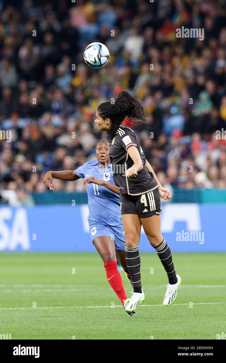 Sydney, Australia. 23rd July, 2023. Chantelle Swaby of Jamaica jumps to ...