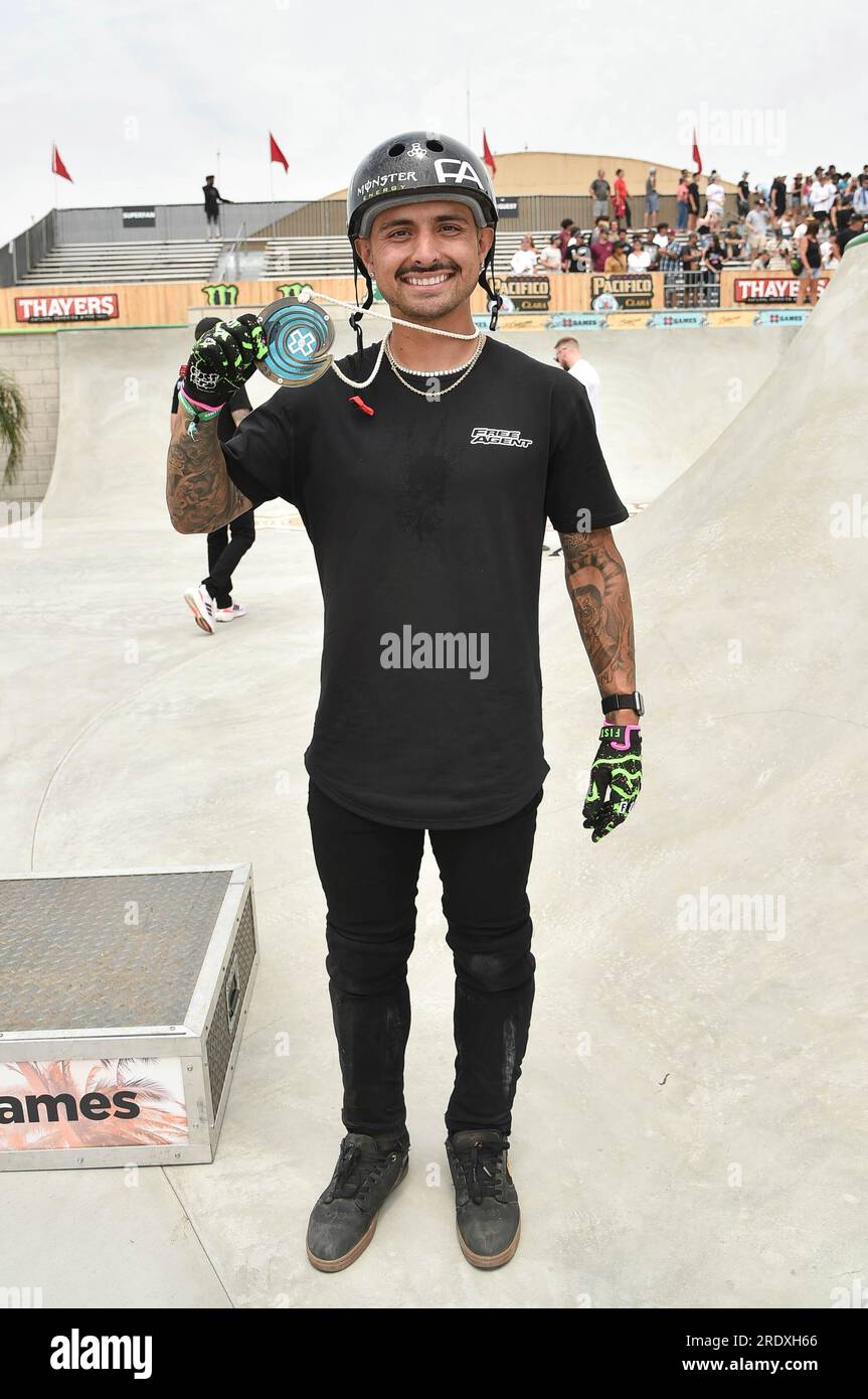 Daniel Sandoval attends the X-Games on Sunday, July 23, 2023, at the ...