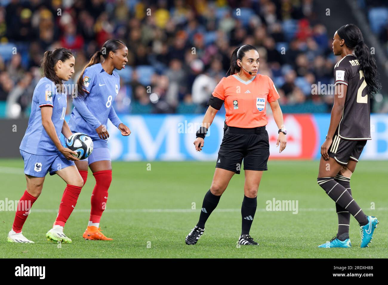 Sydney, Australia. 23rd July, 2023. Referee, Maria Carvajal looks on ...
