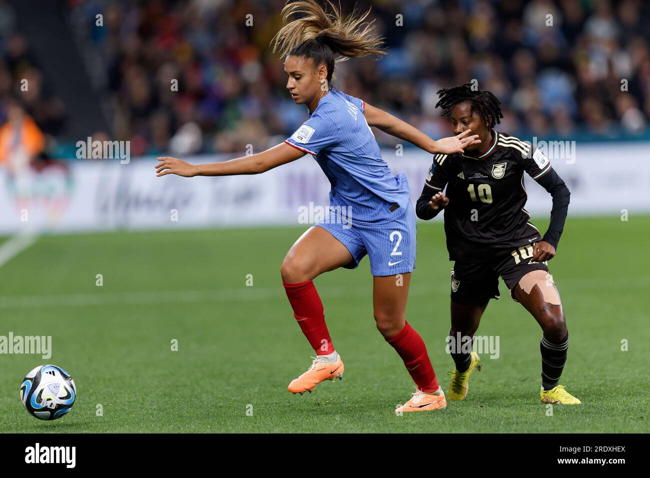 Sydney, Australia. 23rd July, 2023. Jody Brown of Jamaica competes for ...