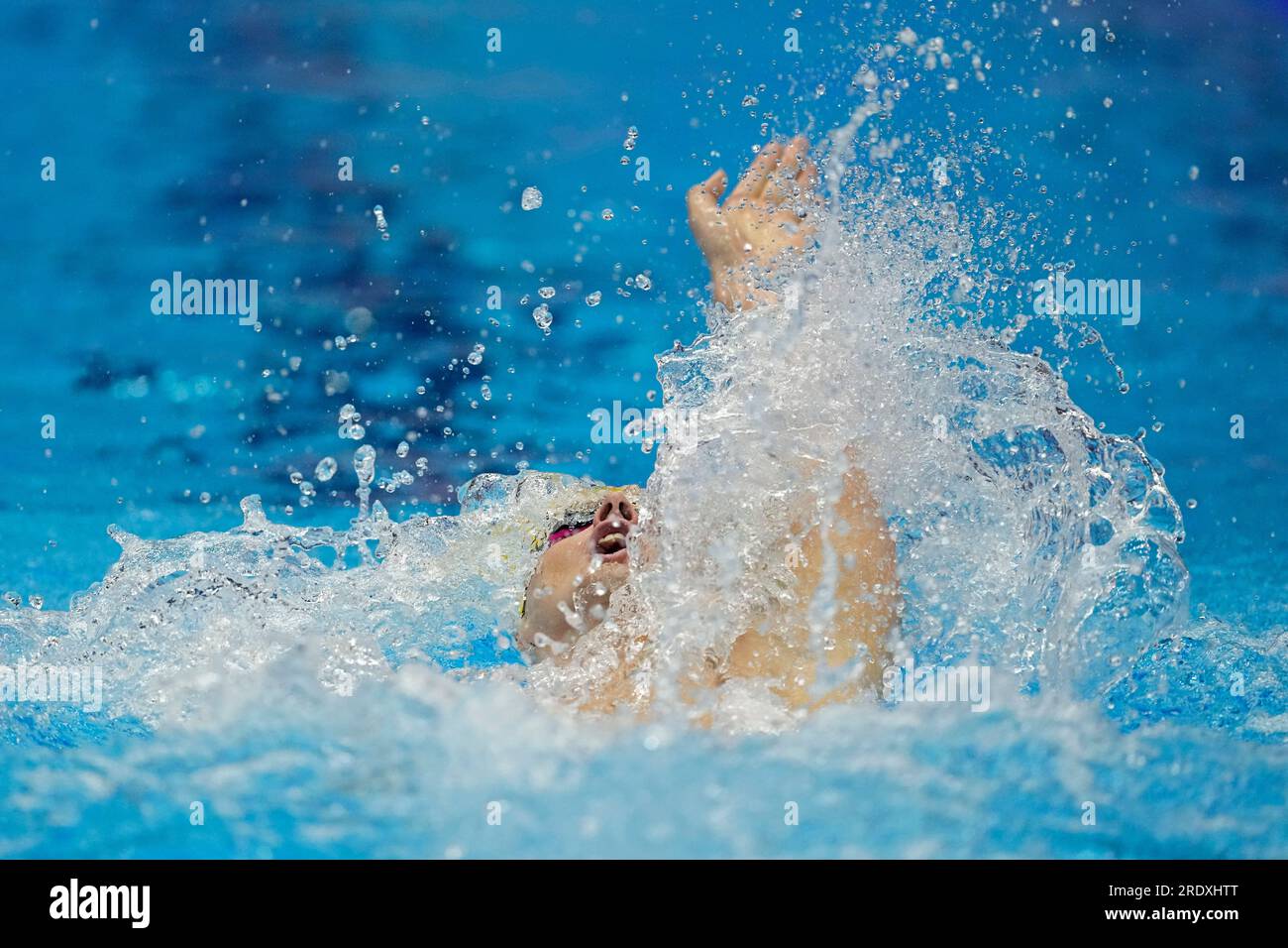 Isaac Alan Cooper of Australia competes in the men's 100m backstroke at ...