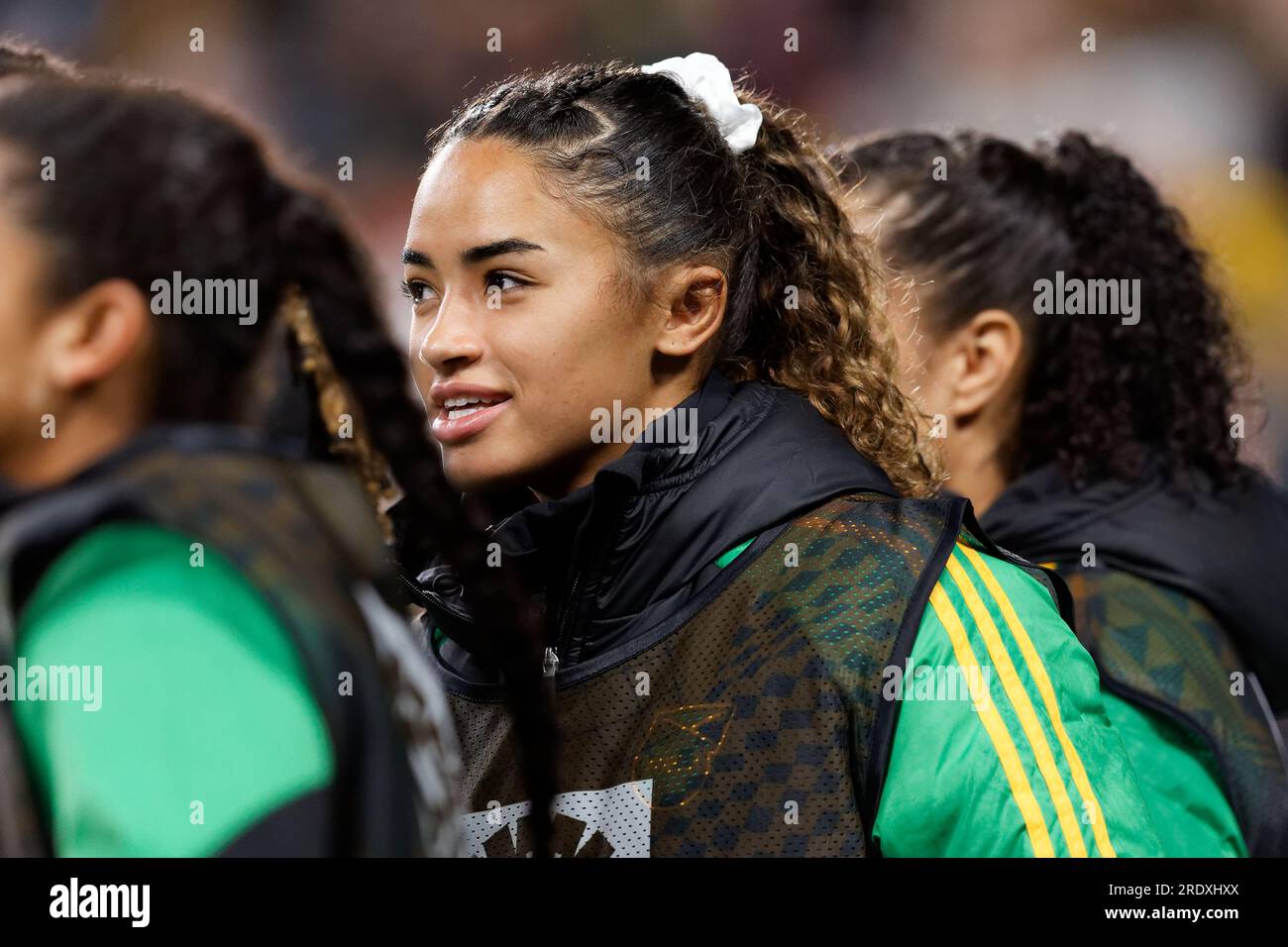 Sydney, Australia. 23rd July, 2023. Kalyssa Van Zanten of Jamaica looks ...