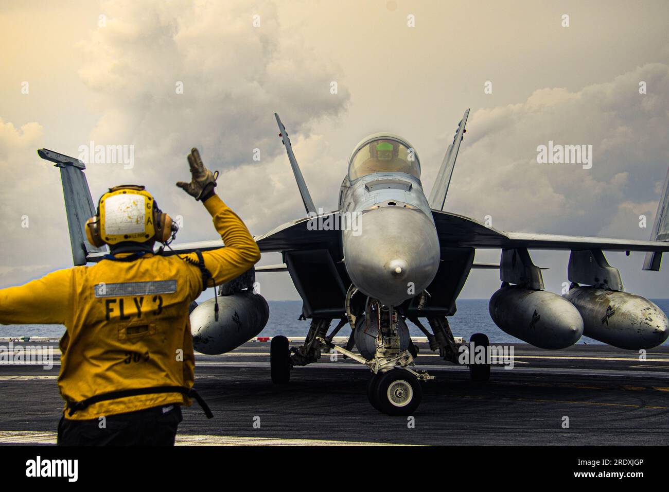 230717-N-PS818-1498 ATLANTIC OCEAN. (July 17, 2023) Aviation Boatswain ...