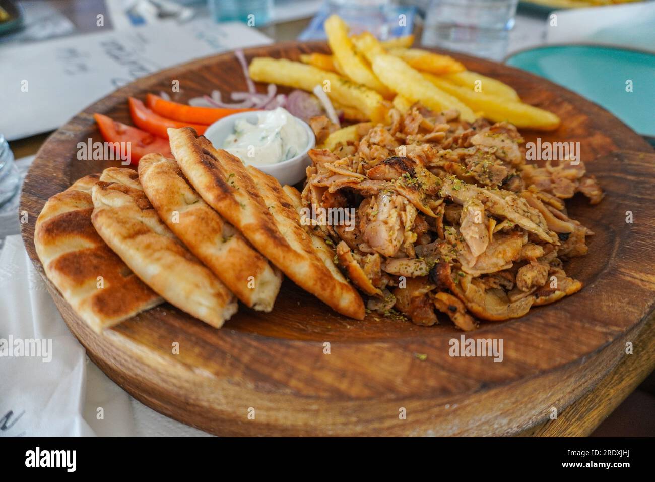 Mykonos gyros hi-res stock photography and images - Alamy