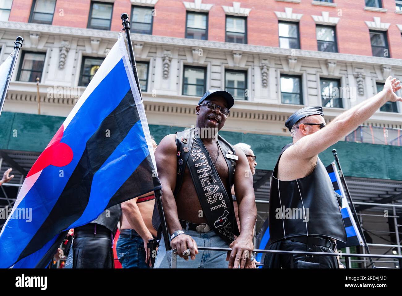 NEW YORK, NY, US - June 25, 2023: Pride march parade 2023 in New York ...