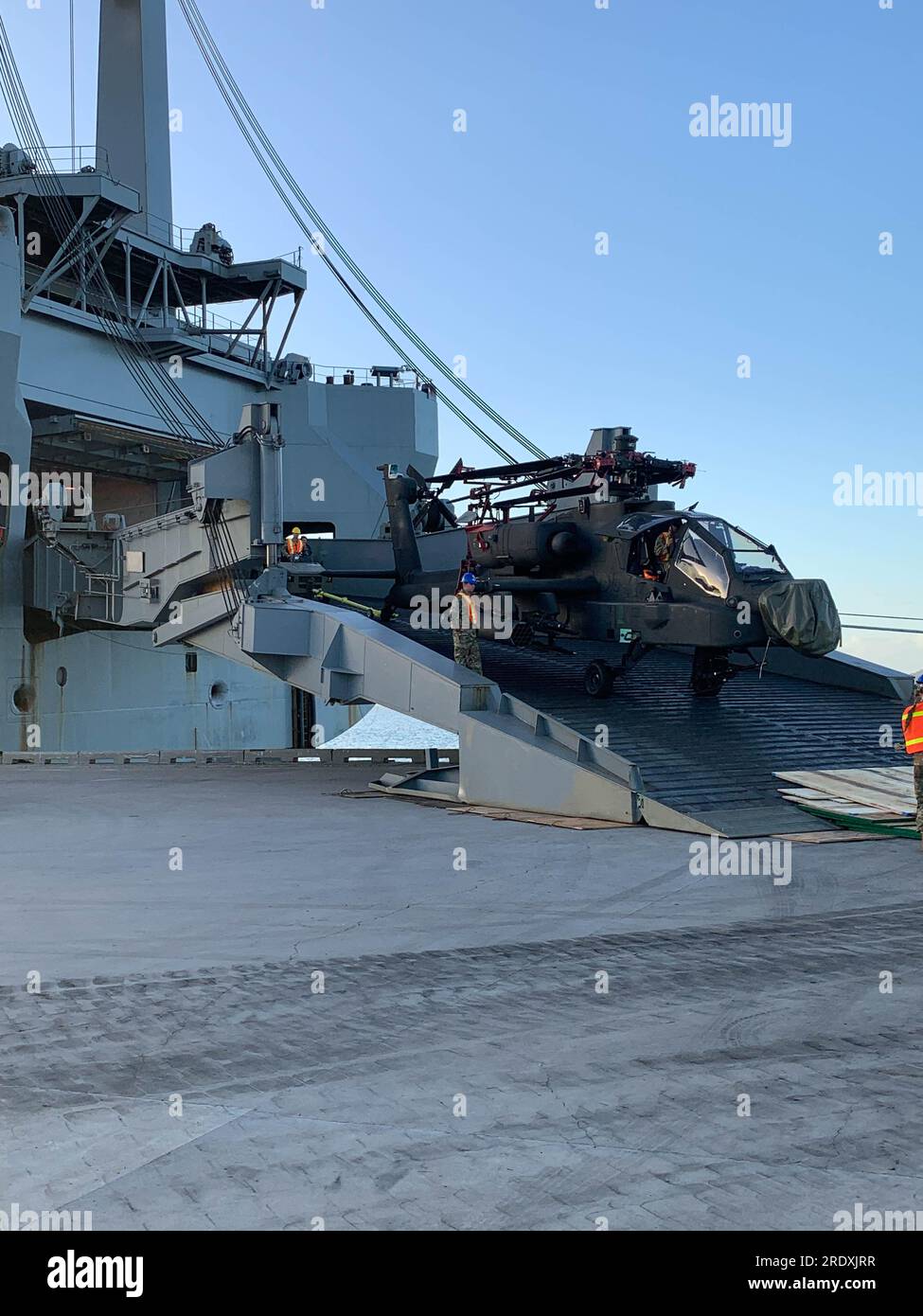 An AH-64 Apache helicopter assigned to Task Force Warhawk, 16th Combat ...