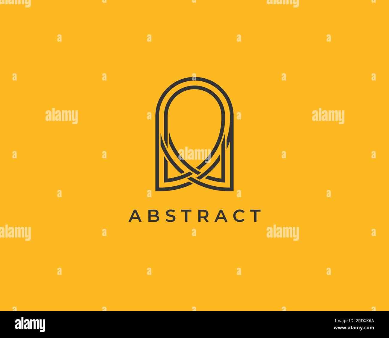 Bohemian linear logos, icons and symbols, sun, arc, window design ...