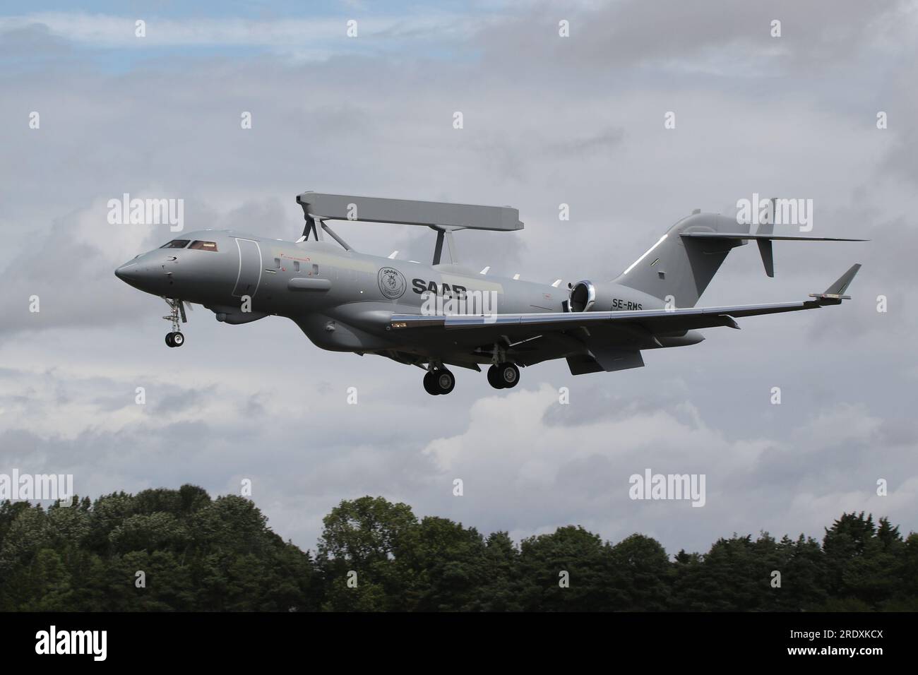 SE-RMS, a Saab GlobalEye airborne early warning and control (AEW&C ...