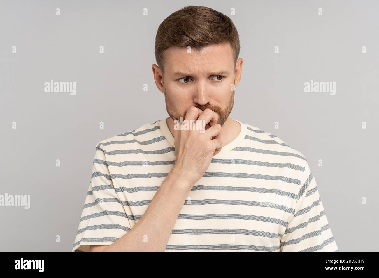 Annoyed middle aged man hi-res stock photography and images - Alamy