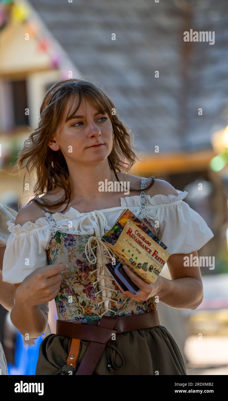 Larkspur, Colorado - July 15, 2023: Colorado Renaissance Festival ...
