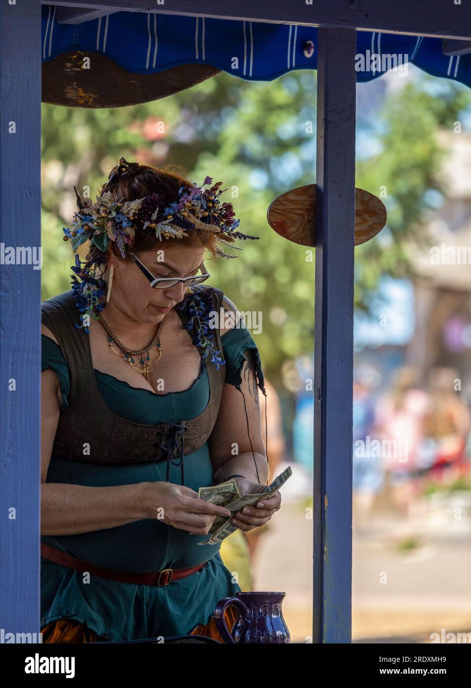 Larkspur, Colorado - July 15, 2023: Colorado Renaissance Festival ...