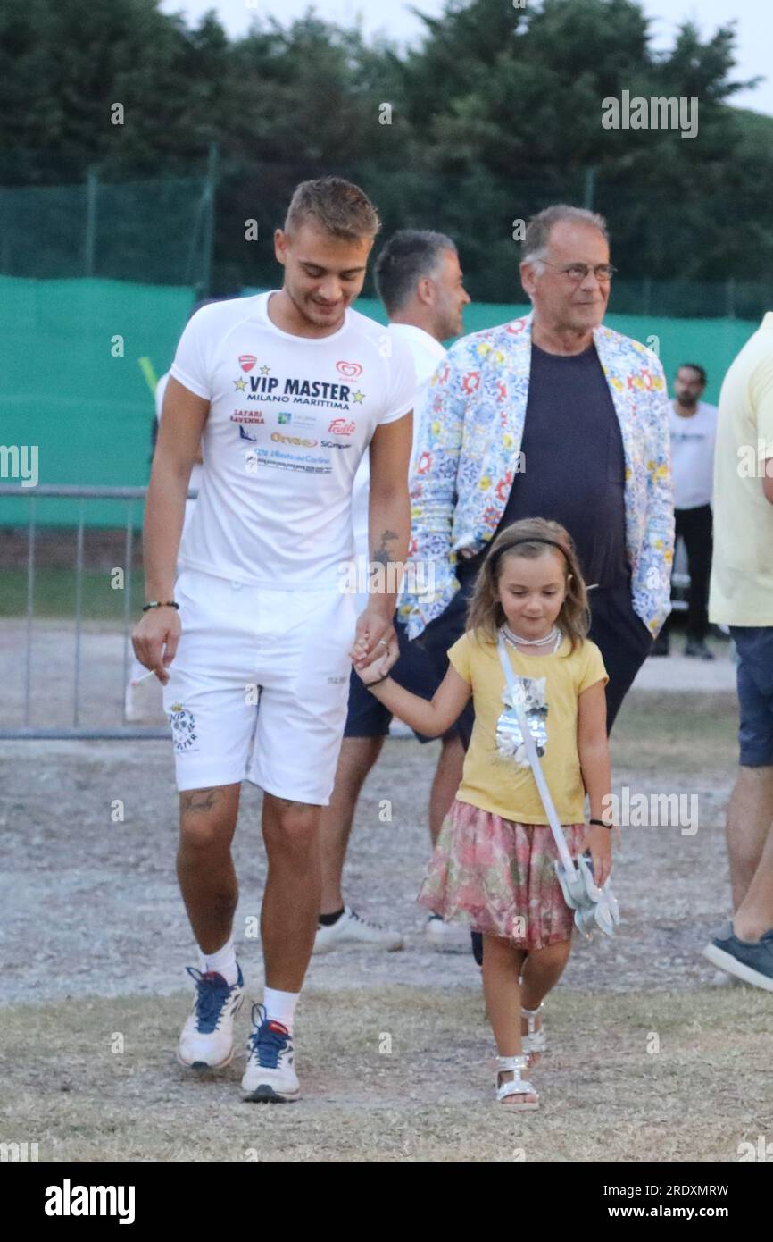 Maritime Milan, Italy. 22nd July, 2023. Milano Marittima (RA), Vip ...