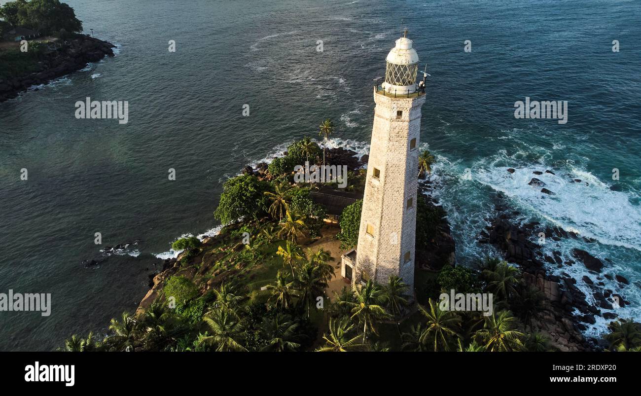 Aerial view of Dondra Lighthouse in Sri Lanka Stock Photo - Alamy