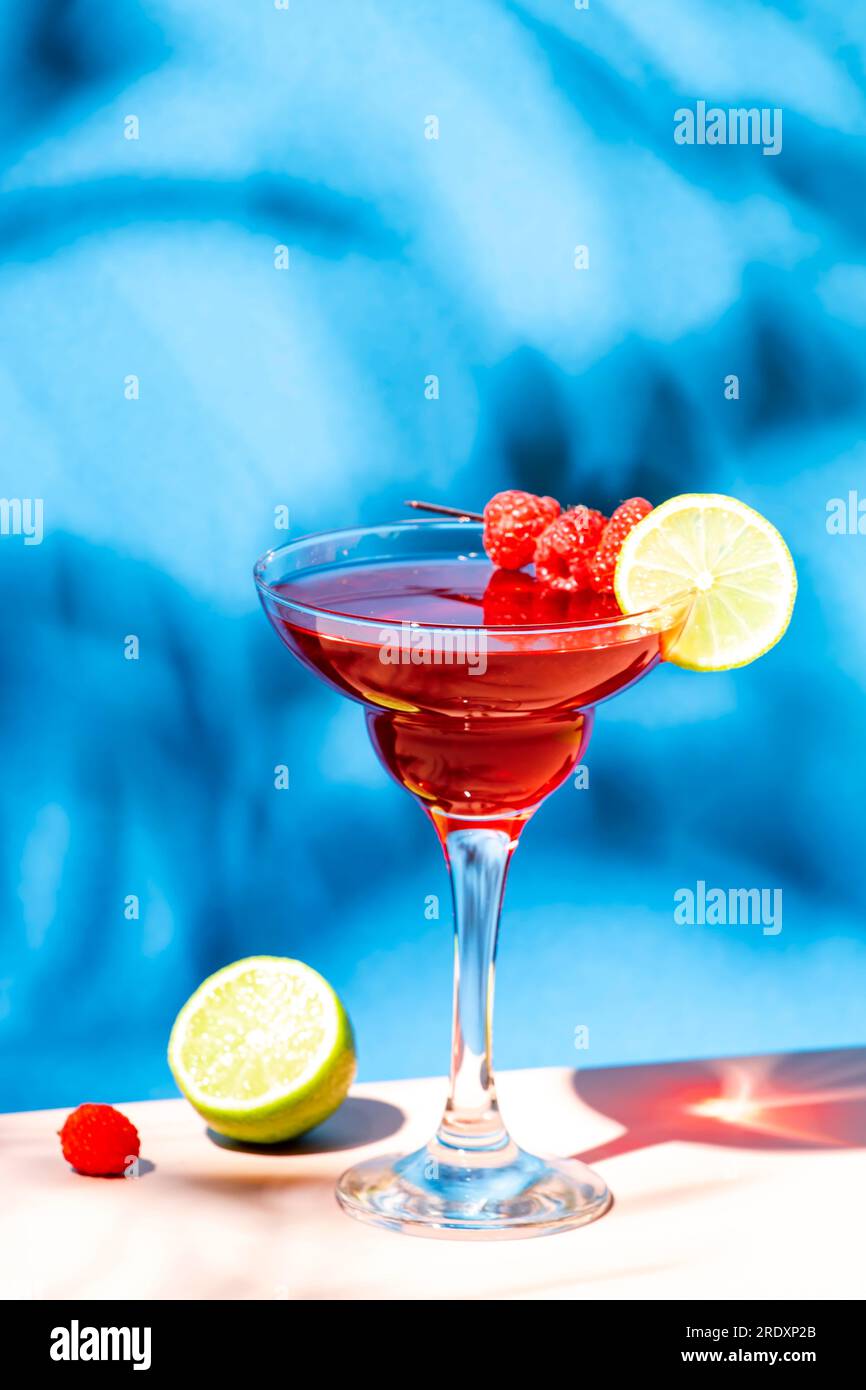 La Bomba Daiquiri alcoholic cocktail drink with white rum, lime juice ...