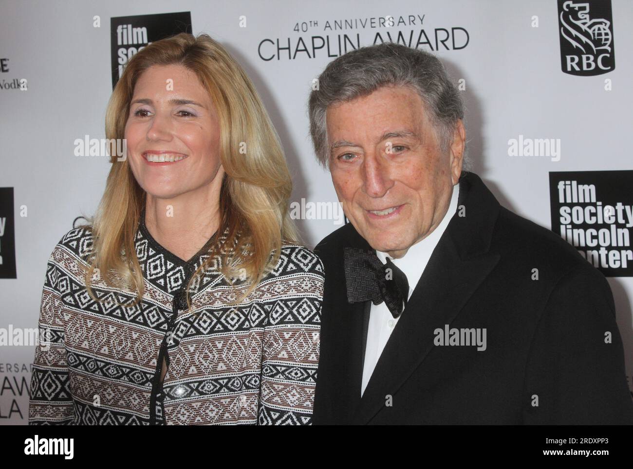 Tony Bennett and wife Susan Crow attend the Film Society of Lincoln ...
