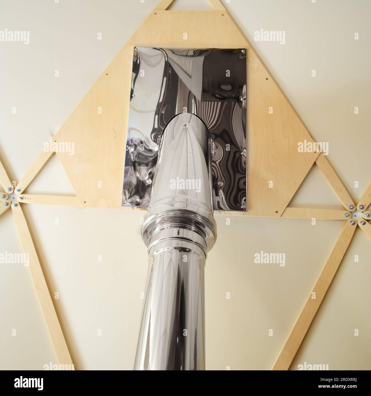 Wood stove chimney flue hi-res stock photography and images - Alamy