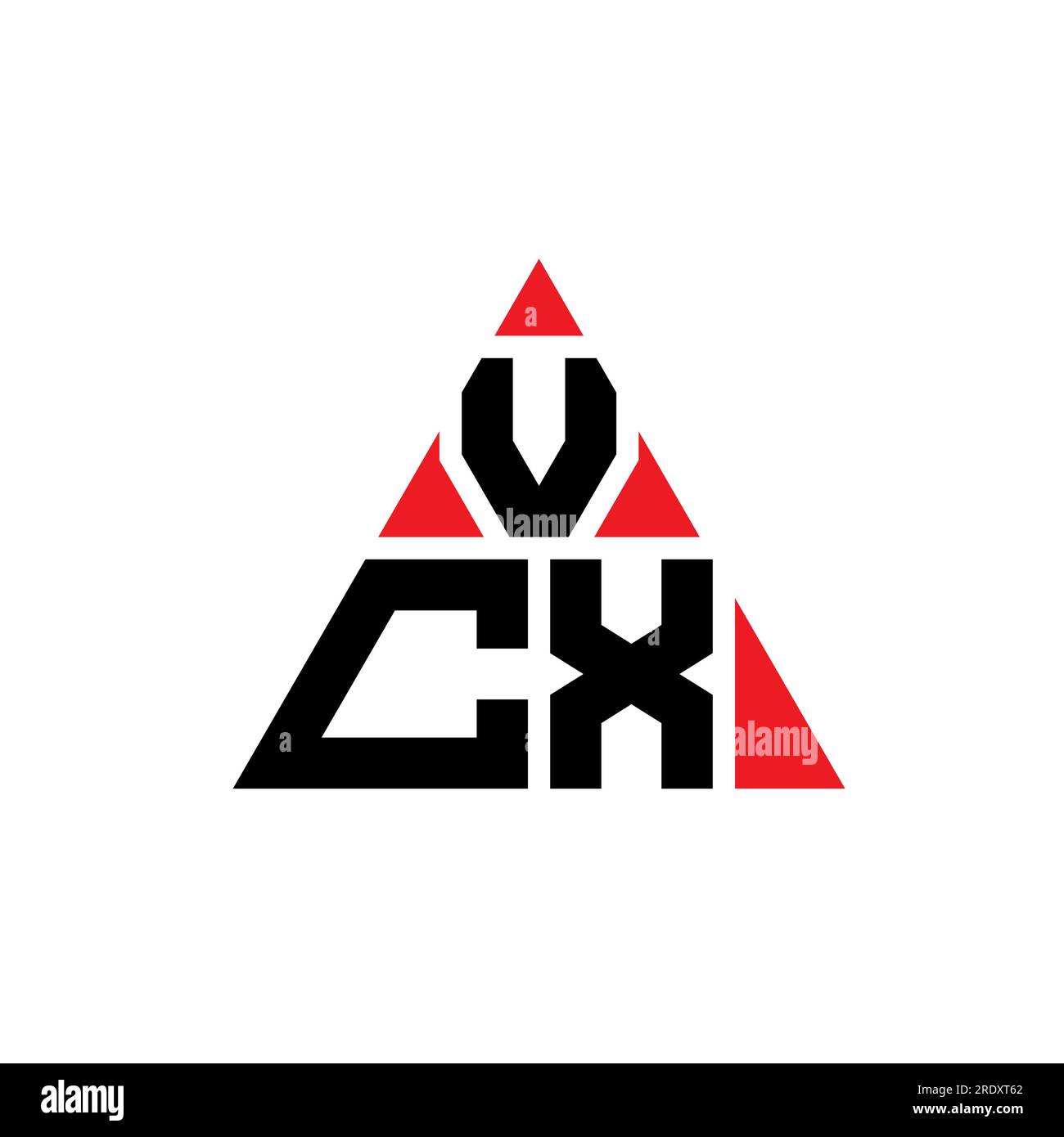 VCX triangle letter logo design with triangle shape. VCX triangle logo ...