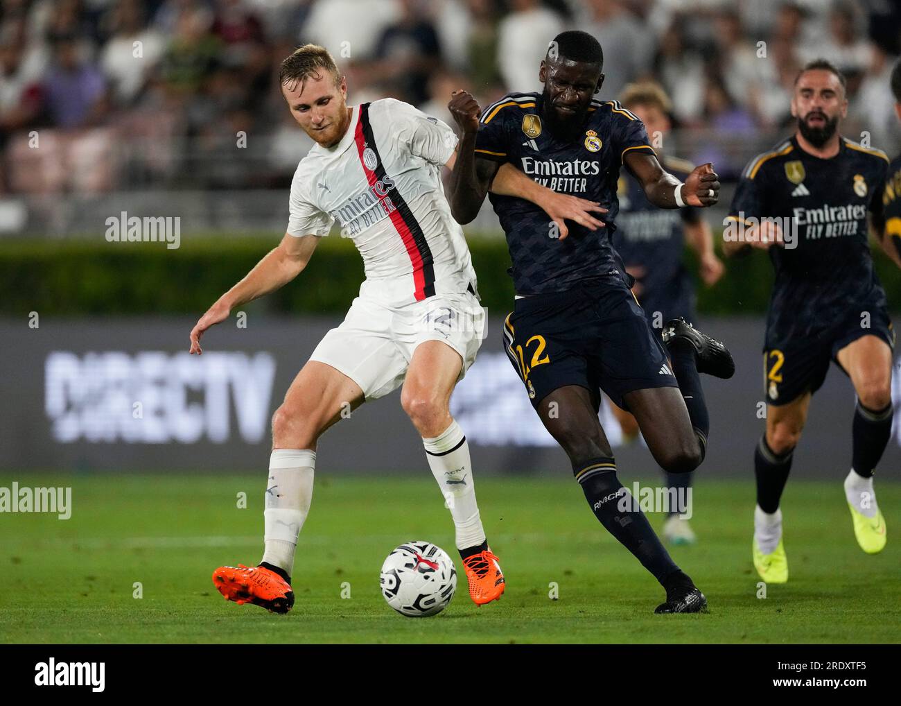 AC Milan midfielder Tommaso Pogeba (32) and Real Madrid FC Antonio ...