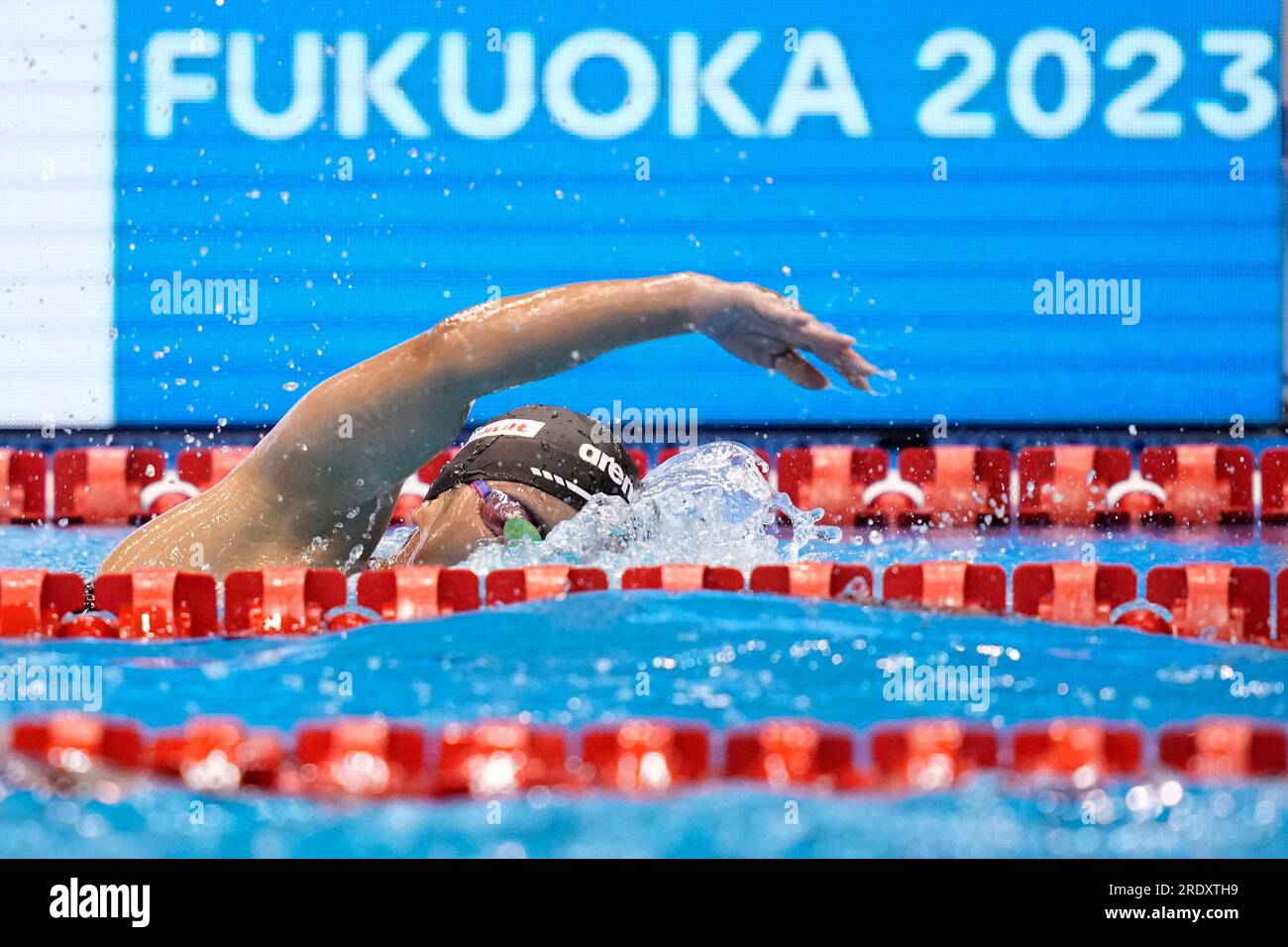 Yukimi Moriyama of Japan in the women's 1500m freestyle at the World Swimming Championships in ...