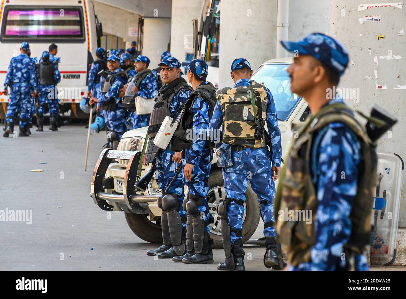 Indian rapid action force raf hi-res stock photography and images - Alamy