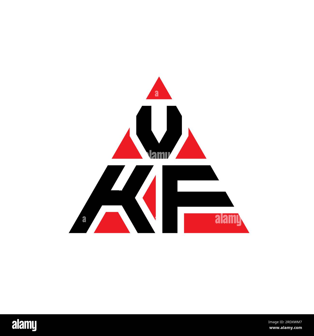Vkf logo design hi-res stock photography and images - Alamy