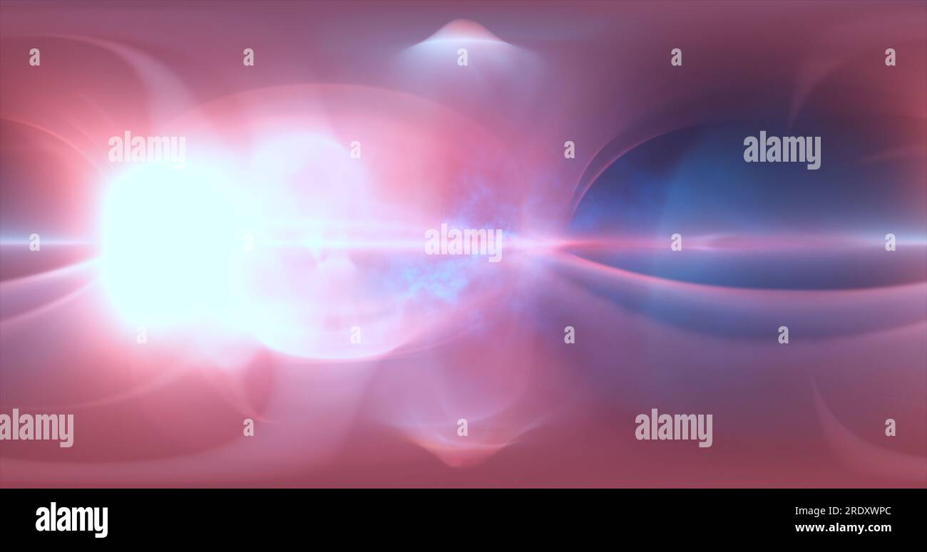 Abstract waves of iridescent glowing energy magical cosmic galactic ...