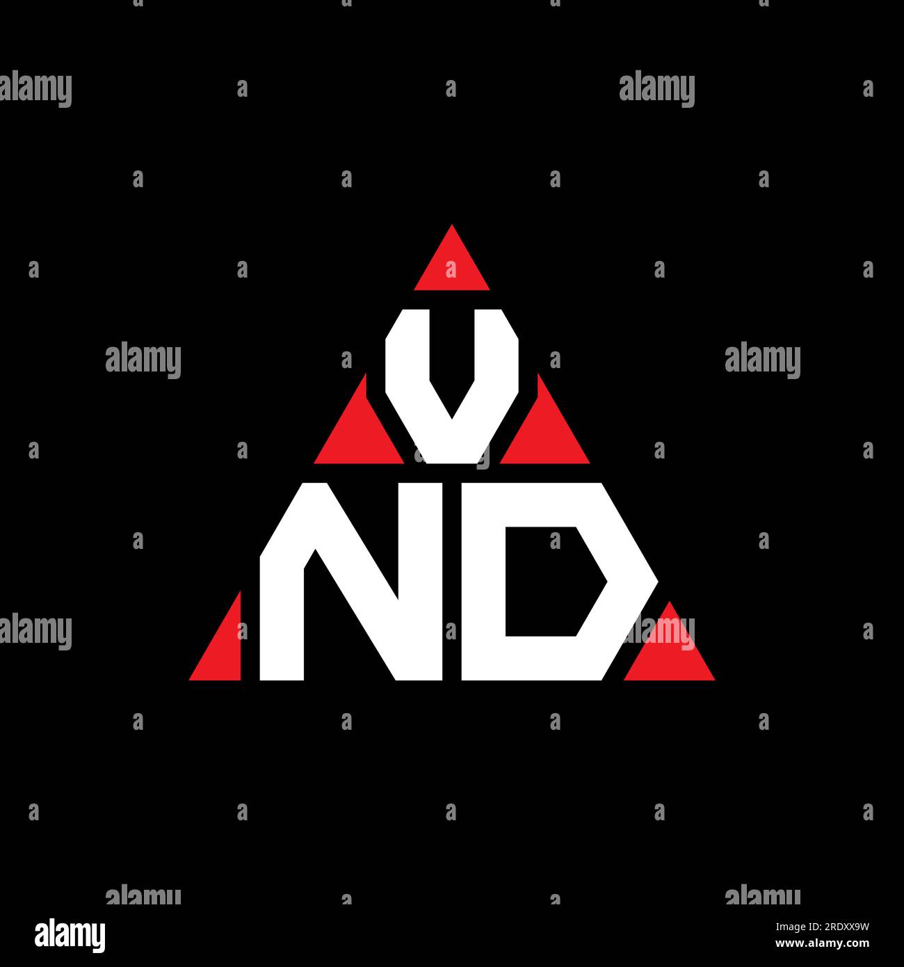 Vnd logo design hi-res stock photography and images - Alamy
