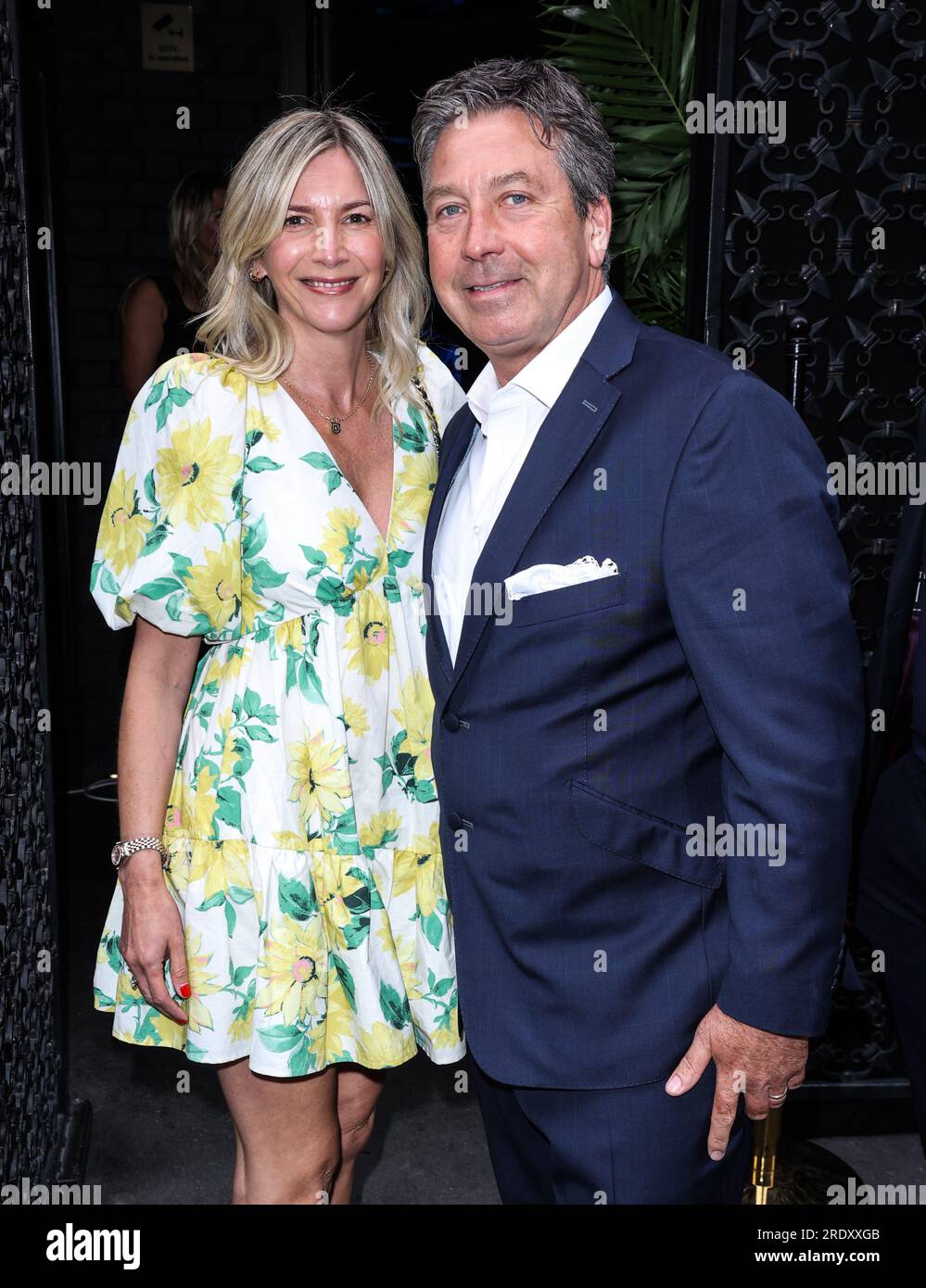 London, UK. 19th July, 2023. Lisa Faulkner and John Torode seen ...