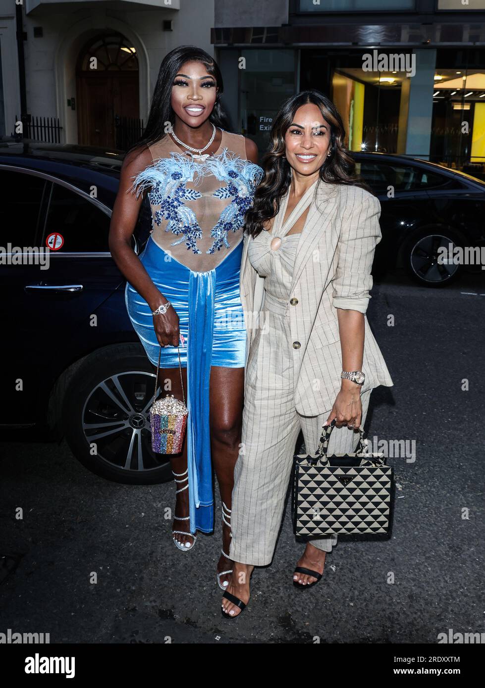 London, UK. 19th July, 2023. Lystra Adams and Seema Malhotra seen ...