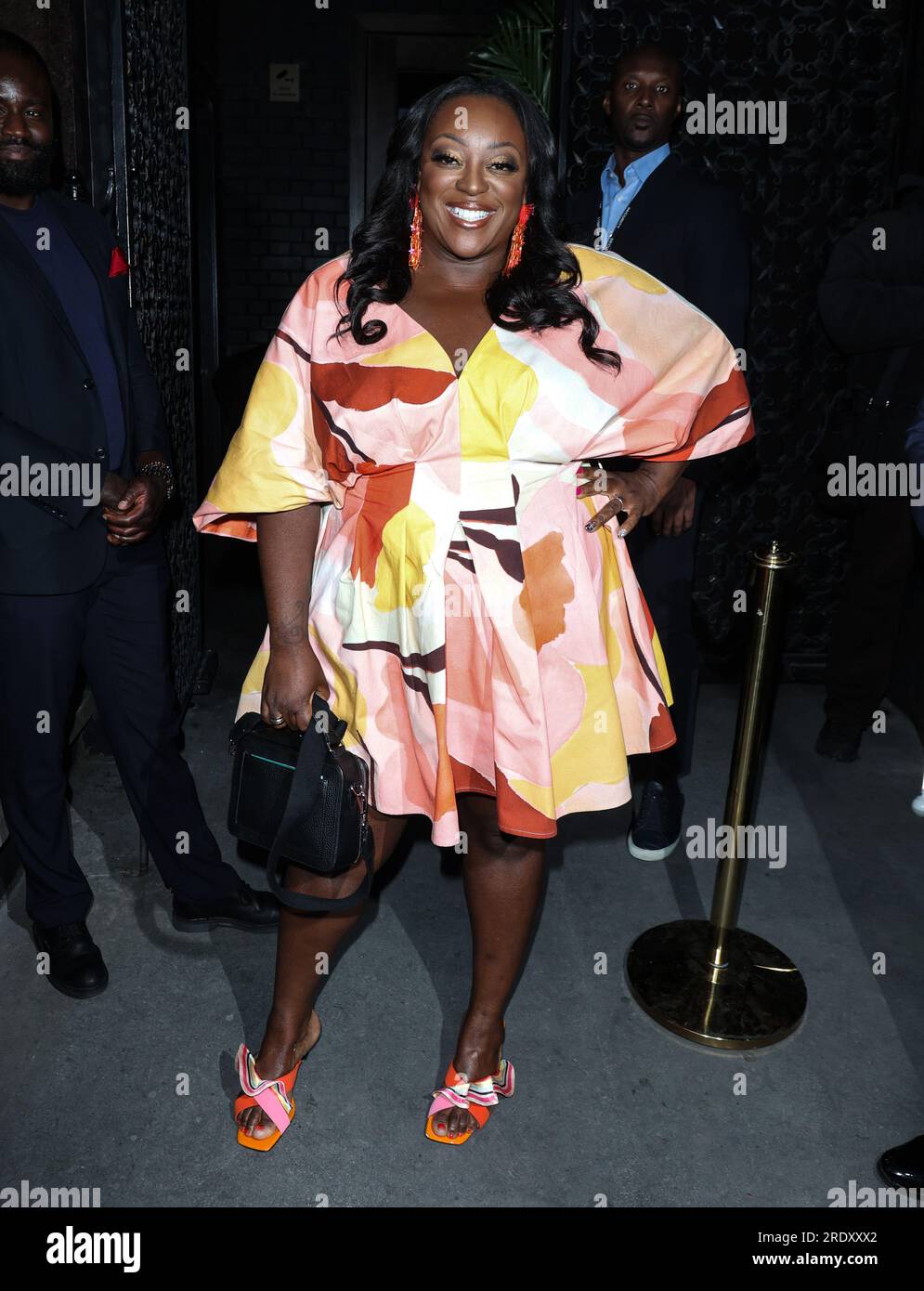 Judi Love seen attending the ITV Summer Party at The Mandrake in London ...
