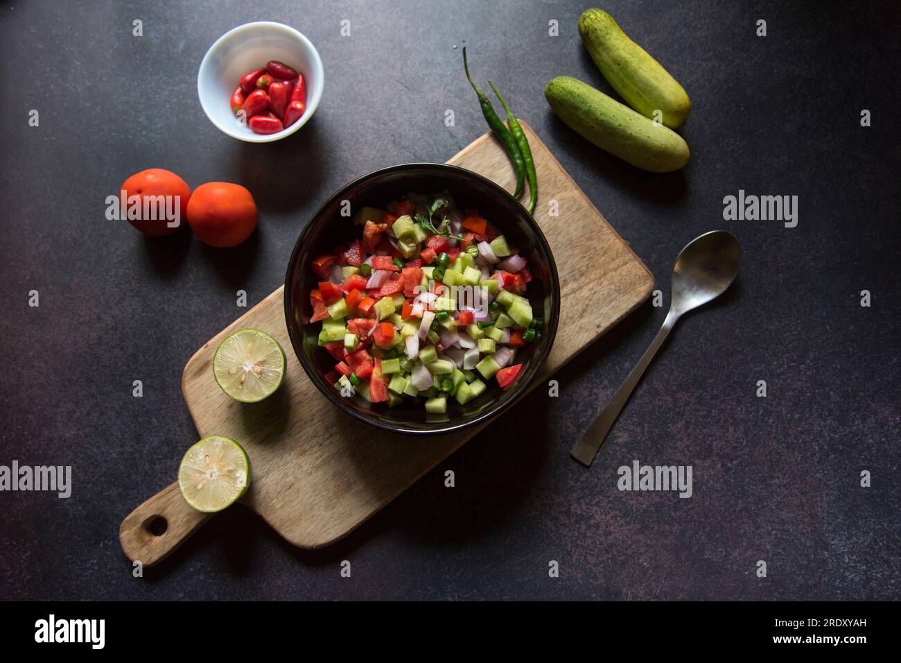 Bowl of mixed salad isolated hi-res stock photography and images - Alamy